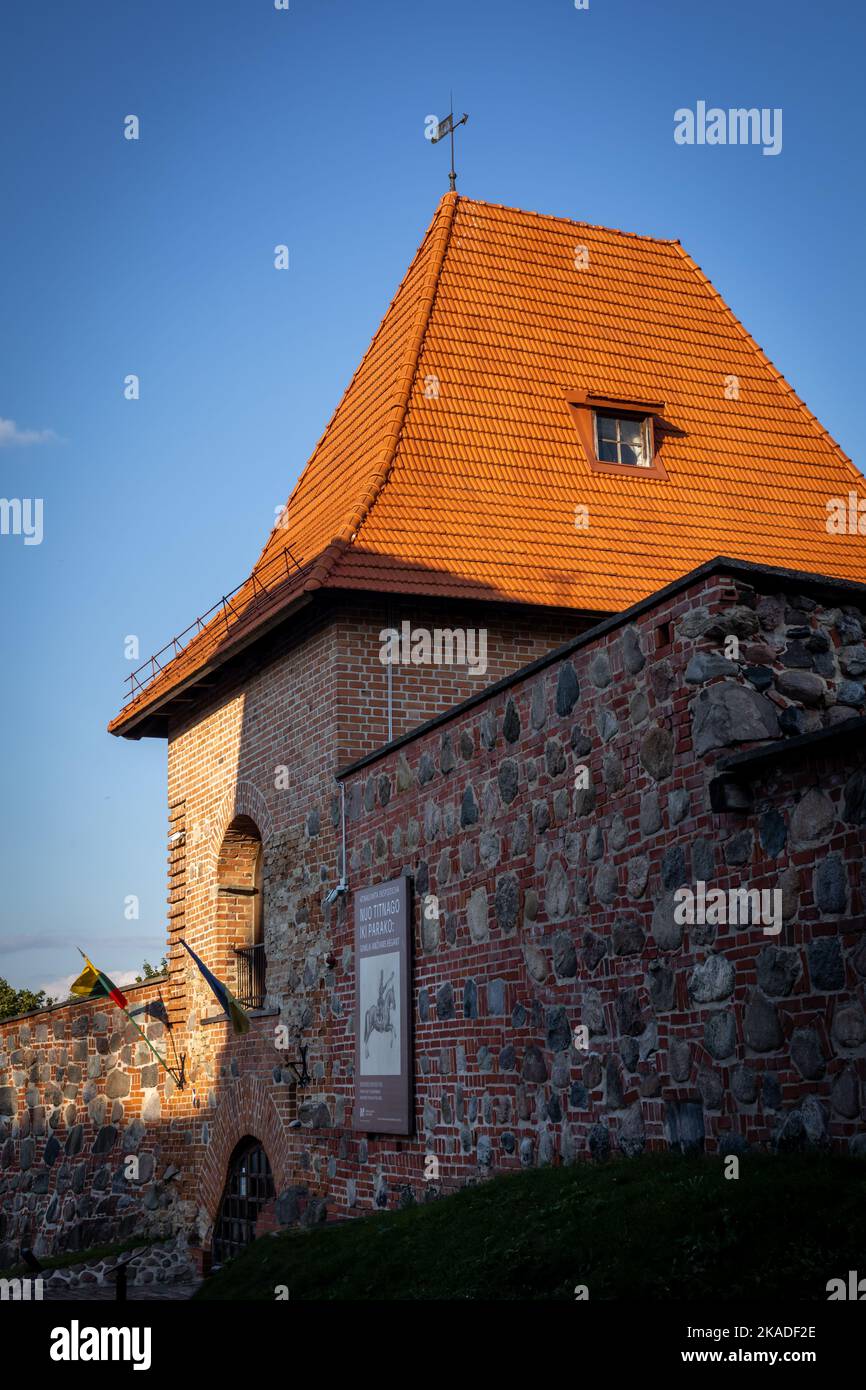 Vilnius, Lithuania - September 26, 2022: The Bastion of Vilnius City ...