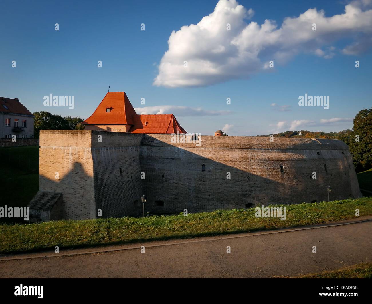 Vilnius, Lithuania - September 26, 2022: The Bastion of Vilnius City ...