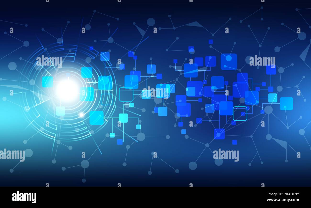 Abstract technology background Hi-tech communication concept innovation ...