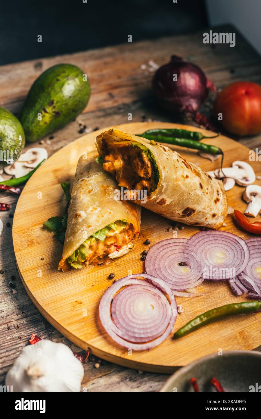 styled food photography at restaurant Stock Photo - Alamy