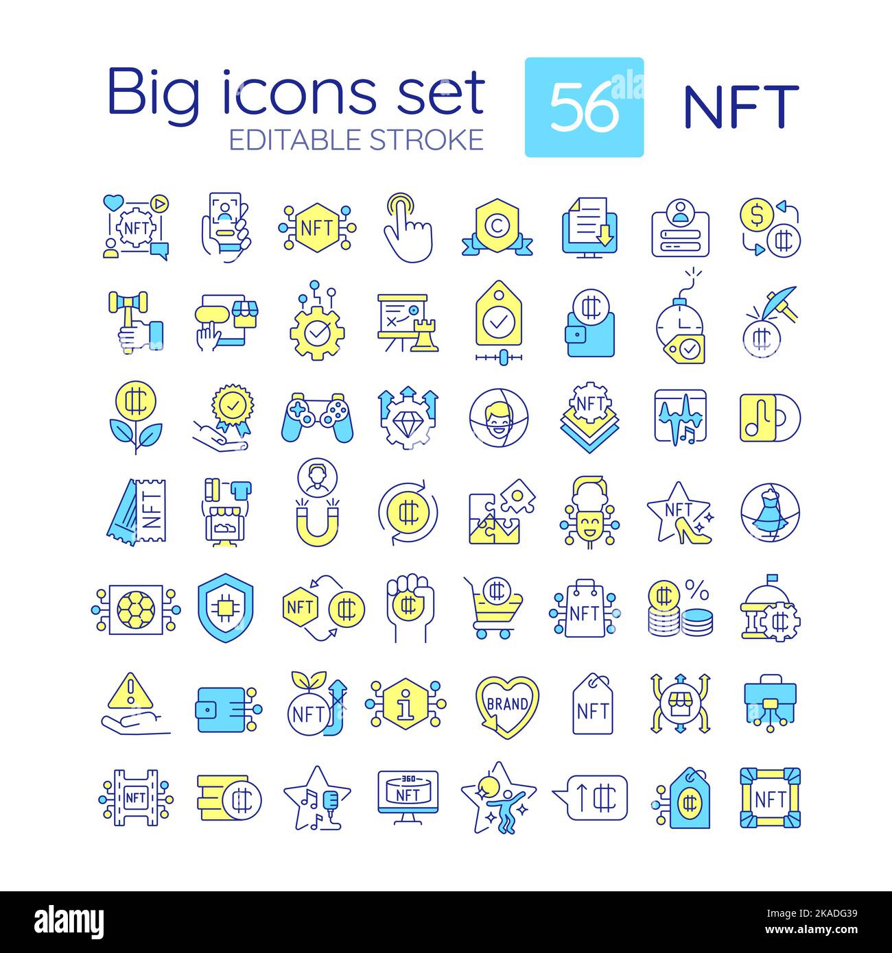 Art nft color line Cut Out Stock Images & Pictures - Alamy