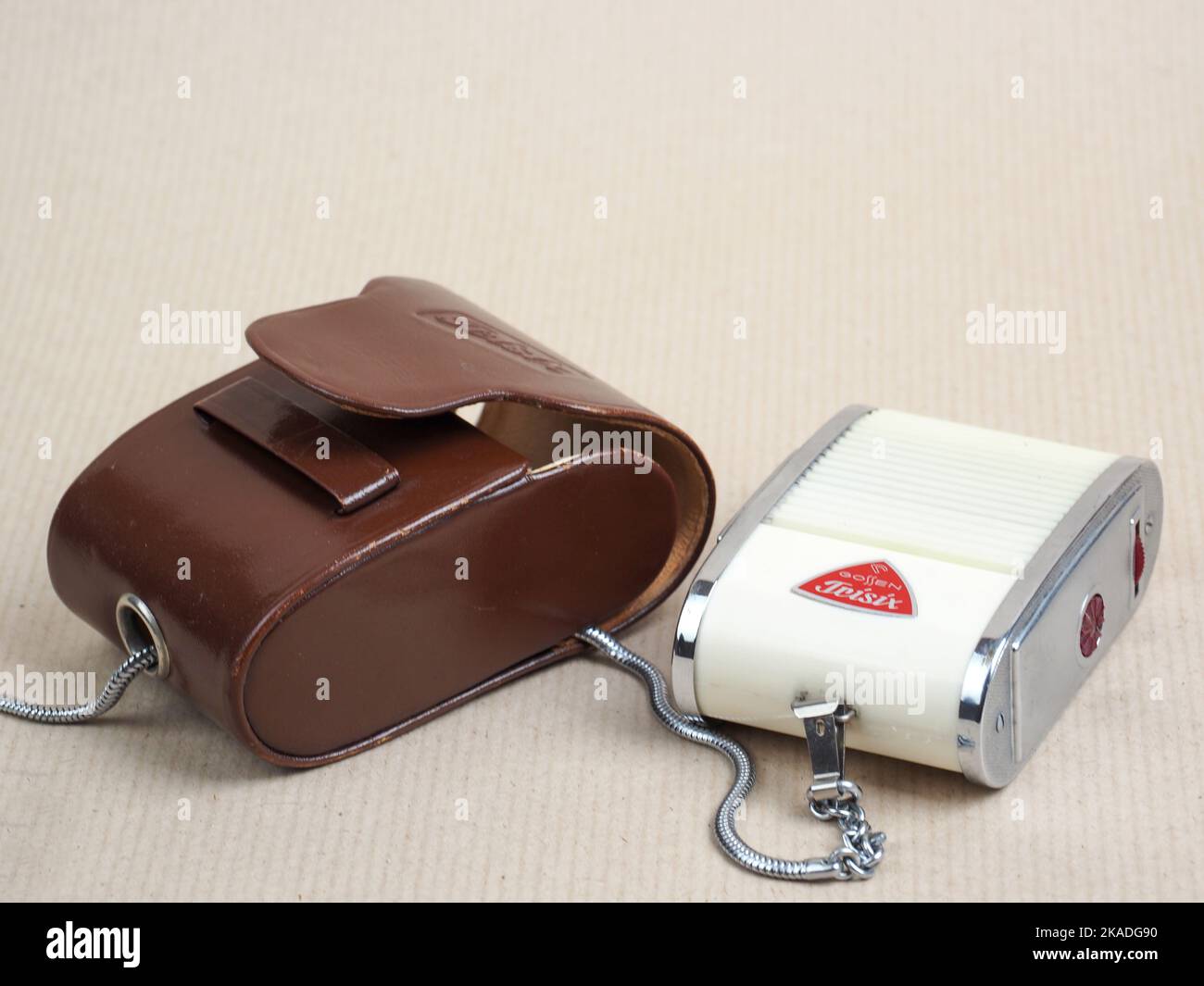 In this photo illustration, a gossen trisix selenium exposure meter ...