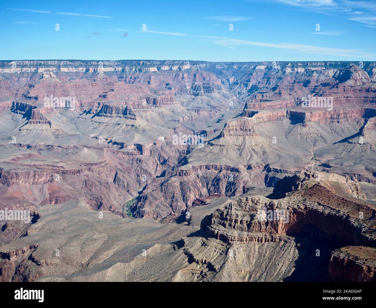 scenic view of the grand canyon national park, in a hot sunny day ...