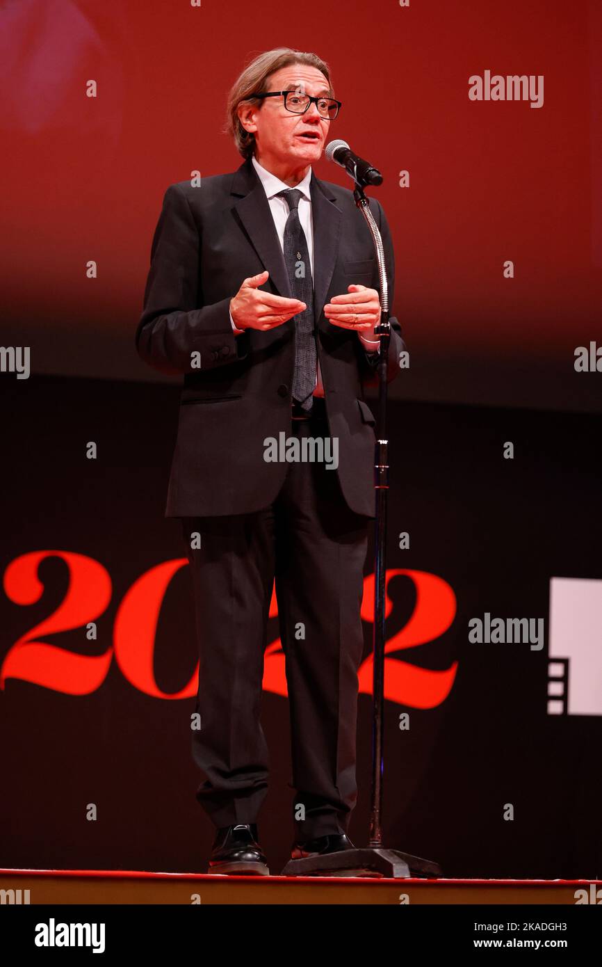 November 2, 2022, Tokyo, Japan: Stephen Woolley Producer speaks during ...
