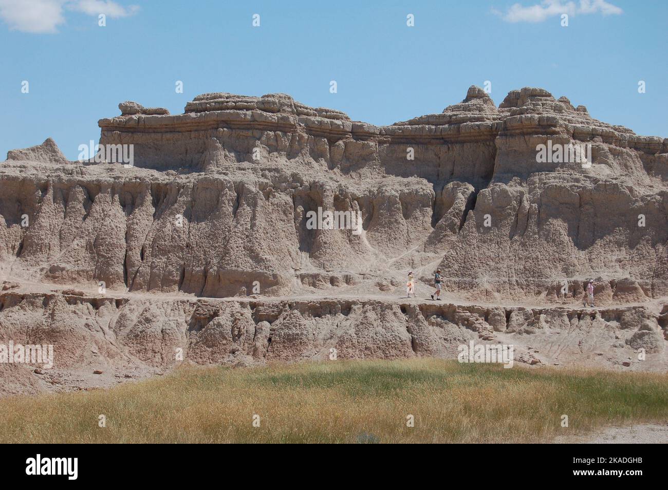The view of the Badlands of the South Dakota Stock Photo - Alamy