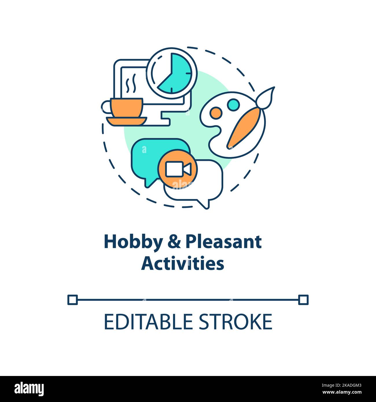 Pleasant work Stock Vector Images - Alamy