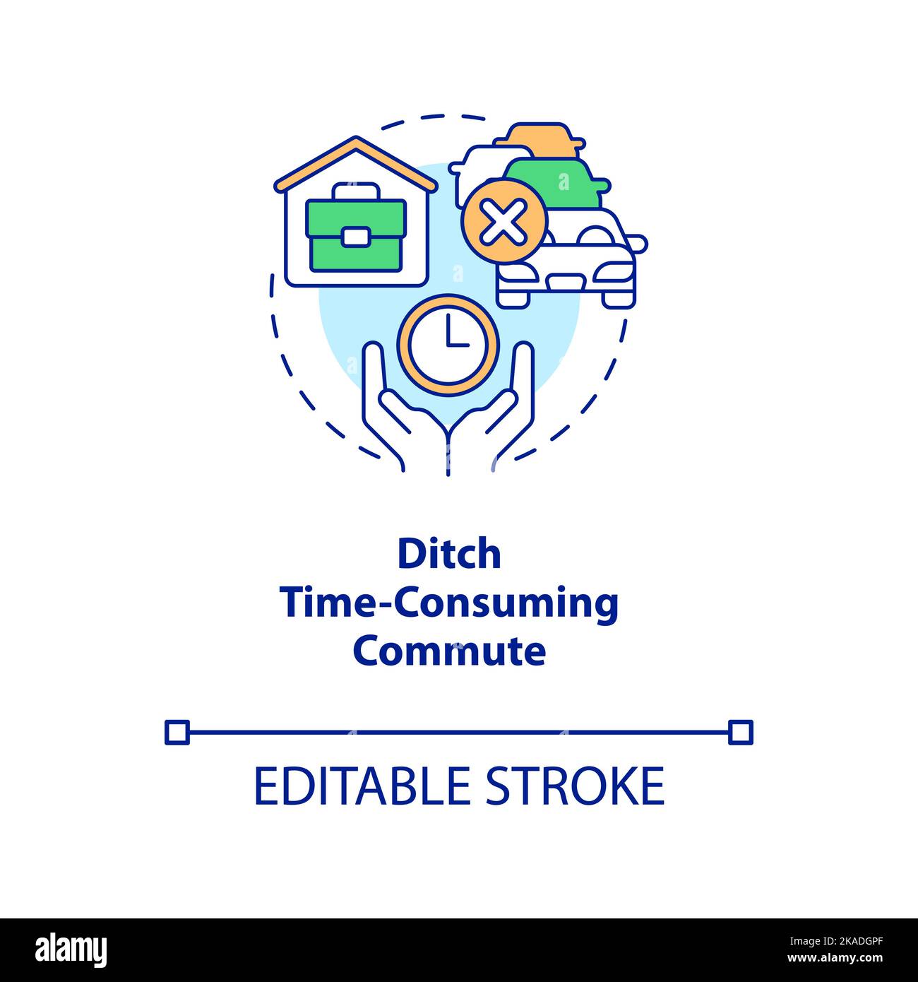 Time consuming job Stock Vector Images - Alamy
