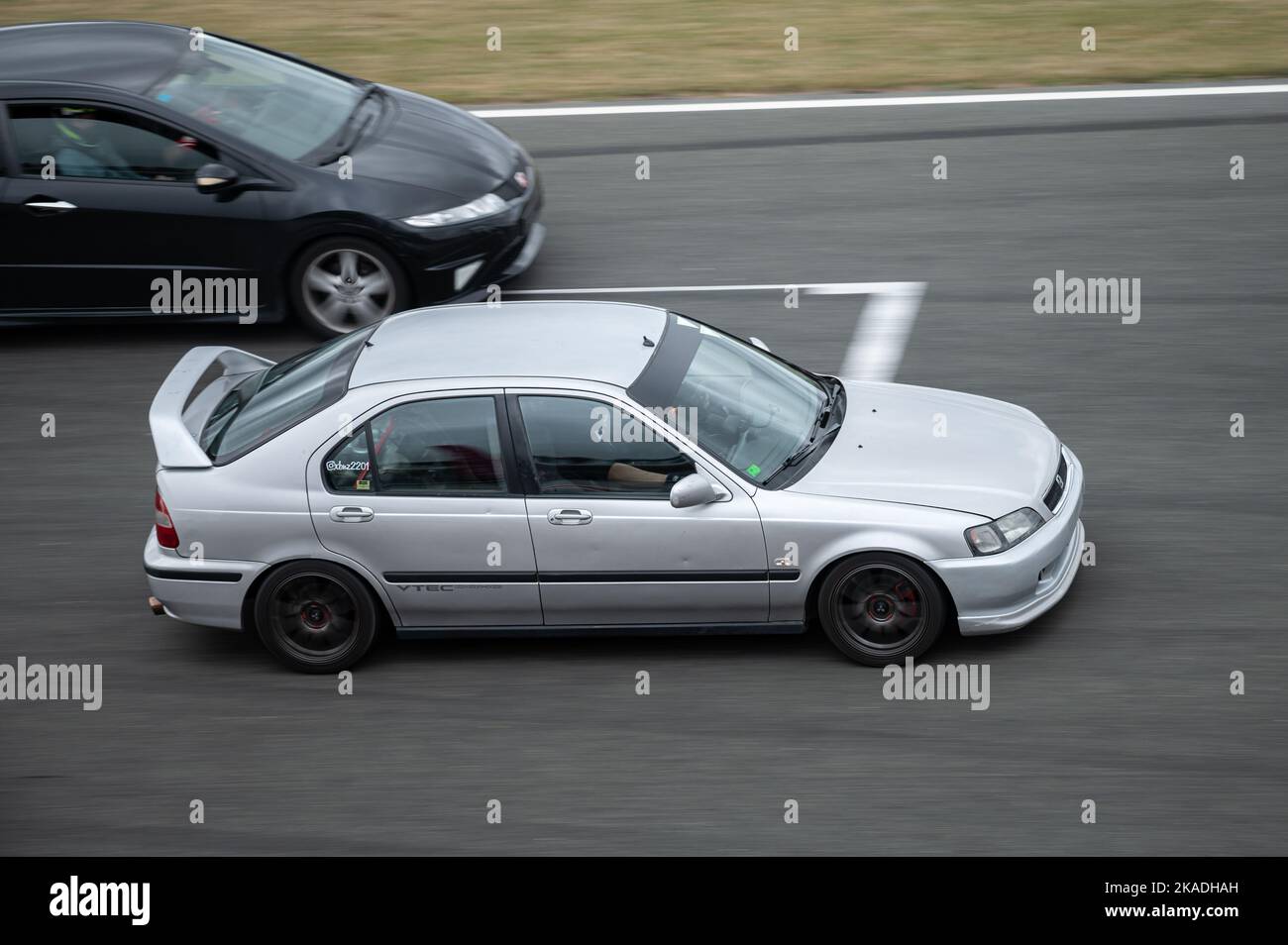 Honda Civic Eg6 on the race track Stock Photo - Alamy