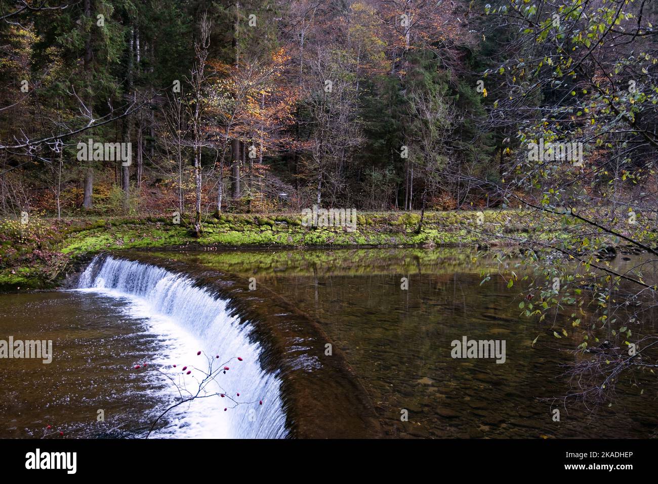 Gorges de l'Areuse, Noirague, Neuchatel, Switzerland, Europe. Beautiful ...