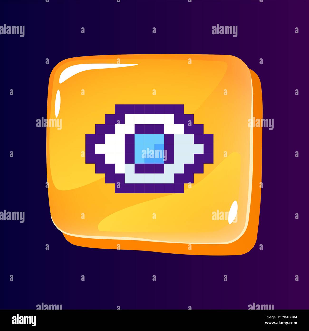 Pixelated eye Stock Vector Images - Alamy