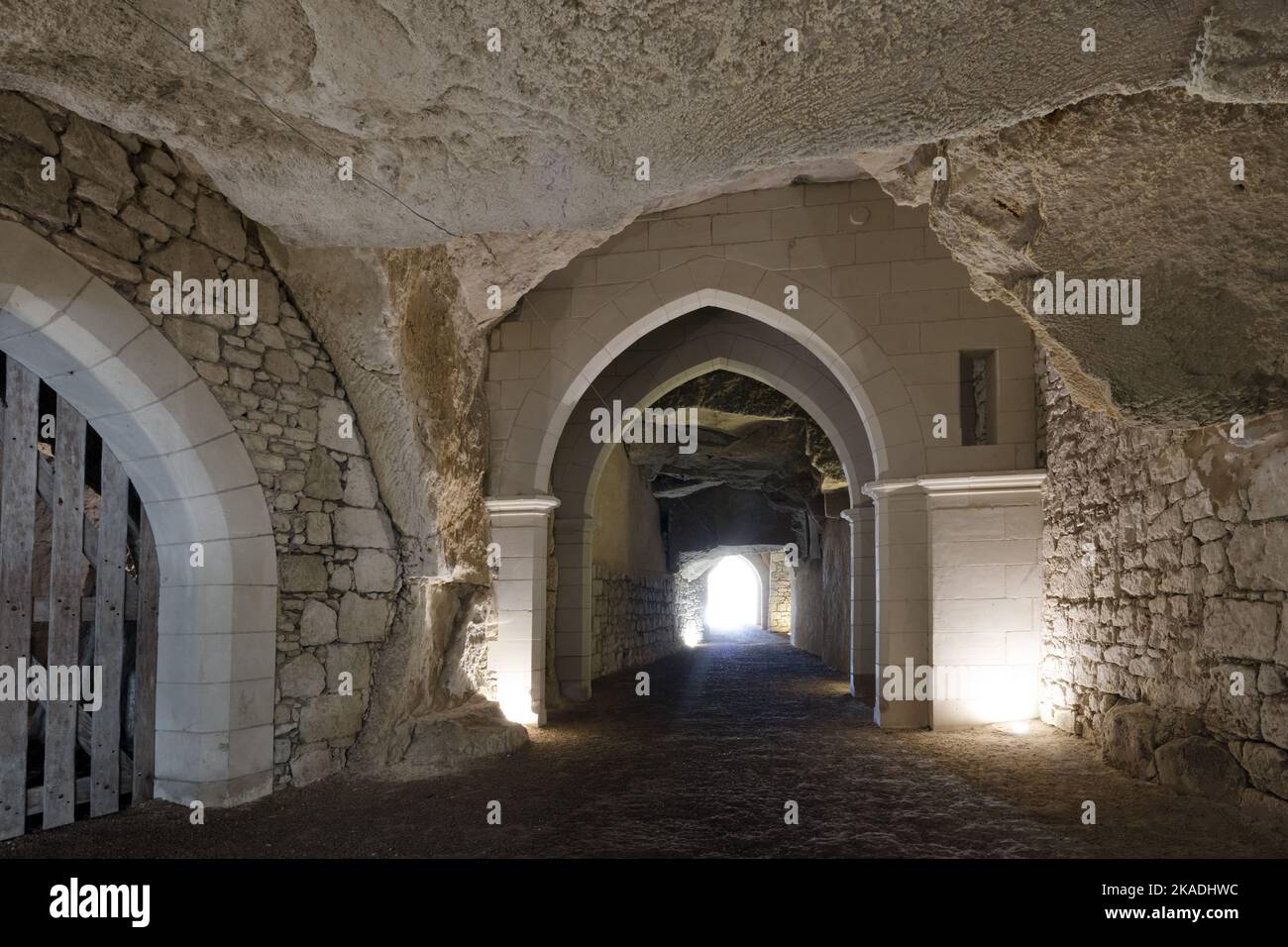 The Troglodyte Caves in the Village of Souzay-Champigny near Saumur ...