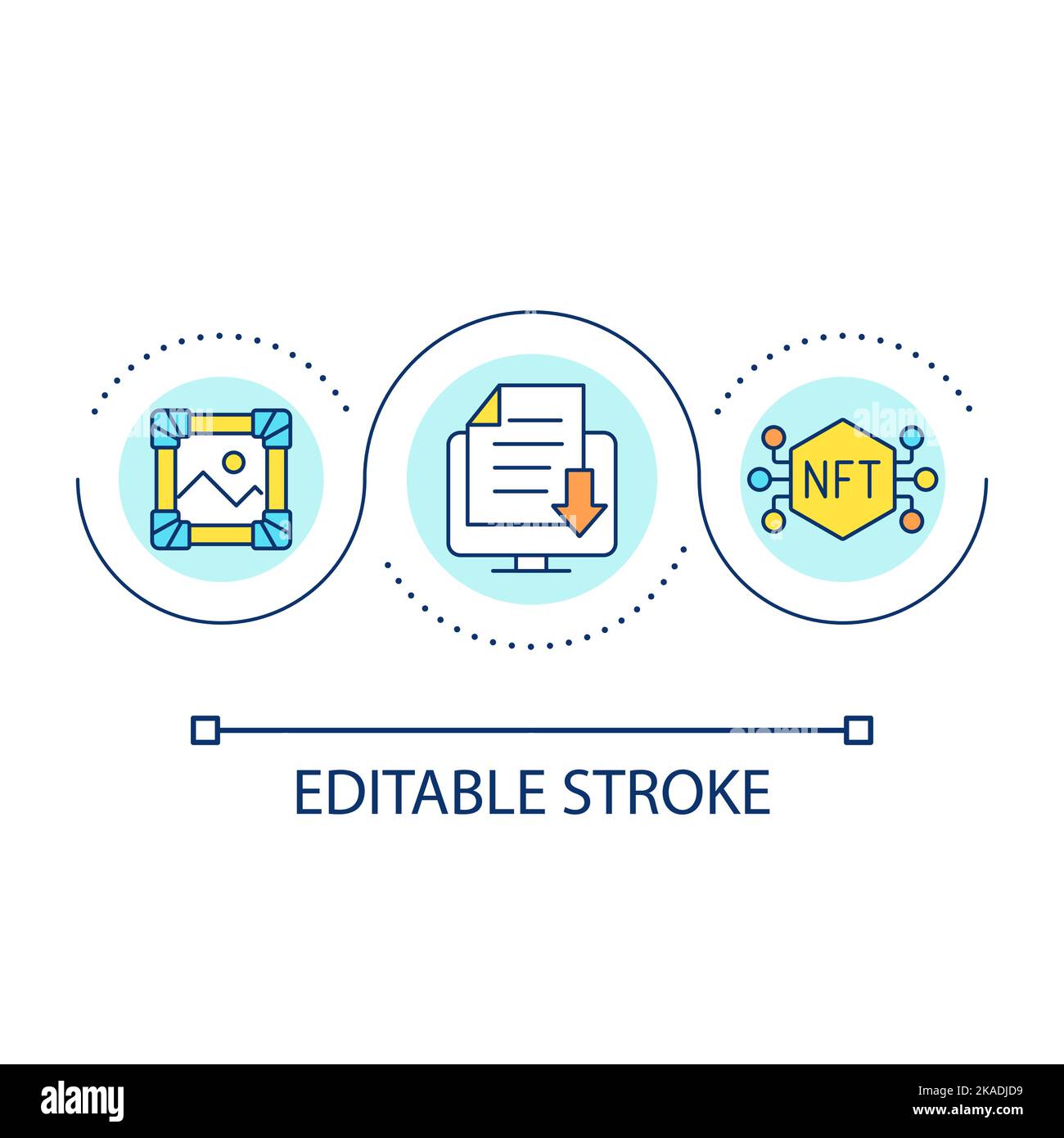 Digital asset loop hi-res stock photography and images - Alamy