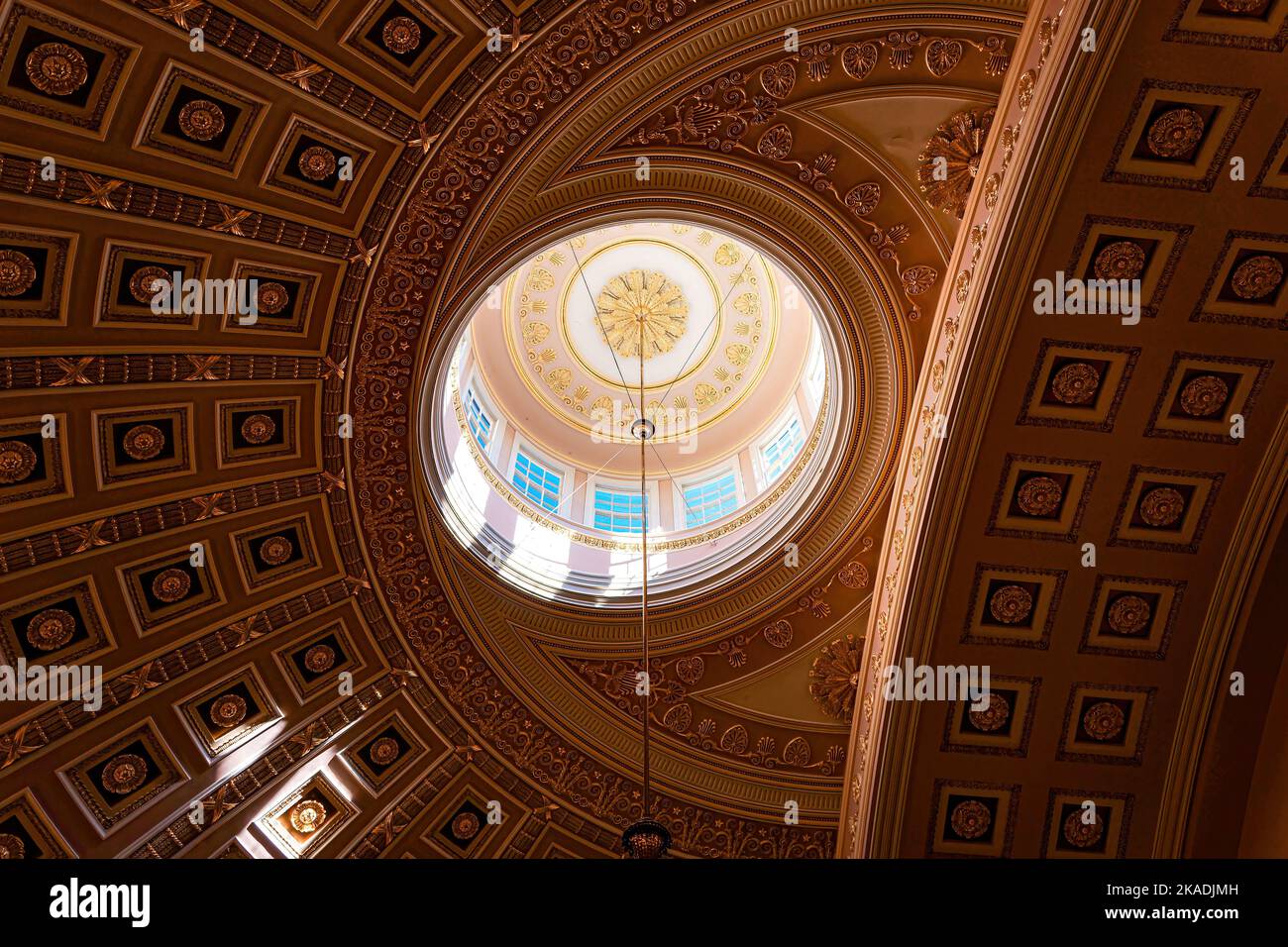D c interior of capitol dome hi-res stock photography and images - Alamy