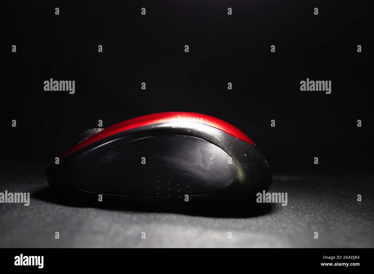 Black laptop keyboard red mouse hi-res stock photography and images - Alamy