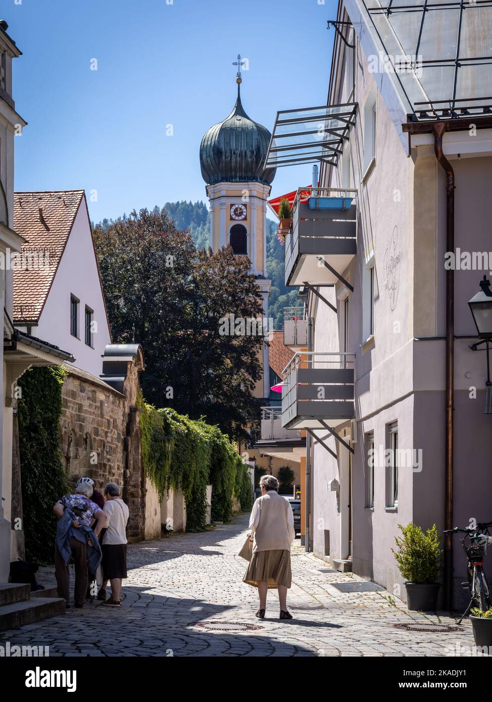 Immenstadt am Algau, Germany - August 12, 2022: Historical architecture ...