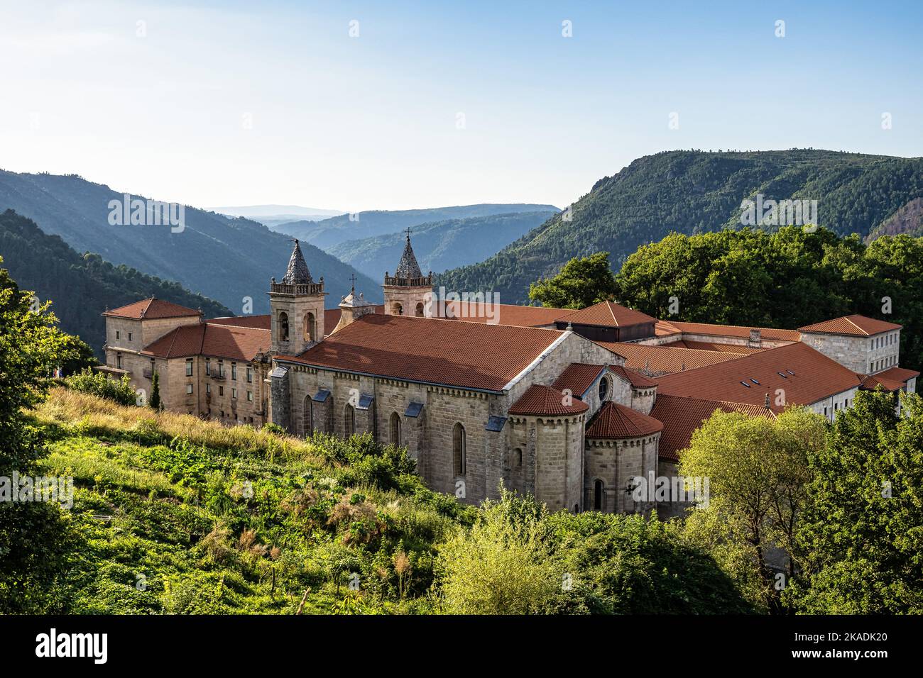 The romanesque gothic monastery of Santo Estevo de Ribas de Sil, now a ...