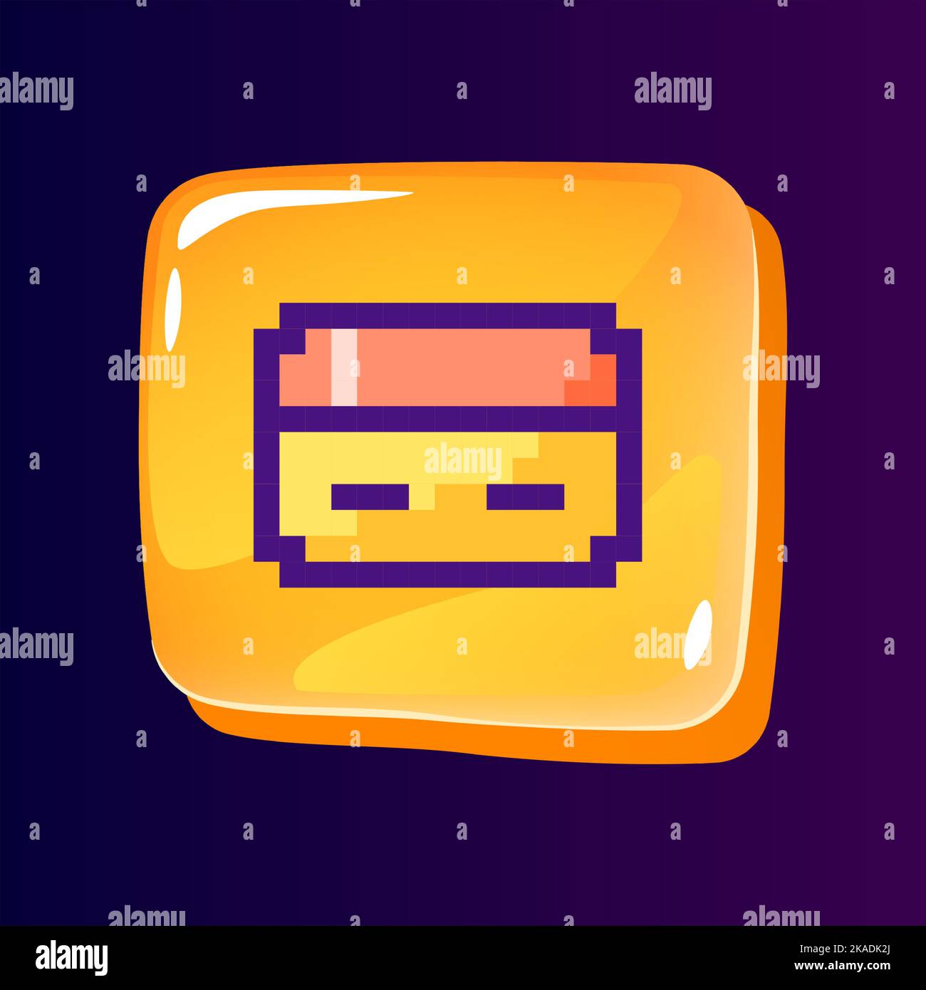 Pixelated credit card Stock Vector Images - Alamy
