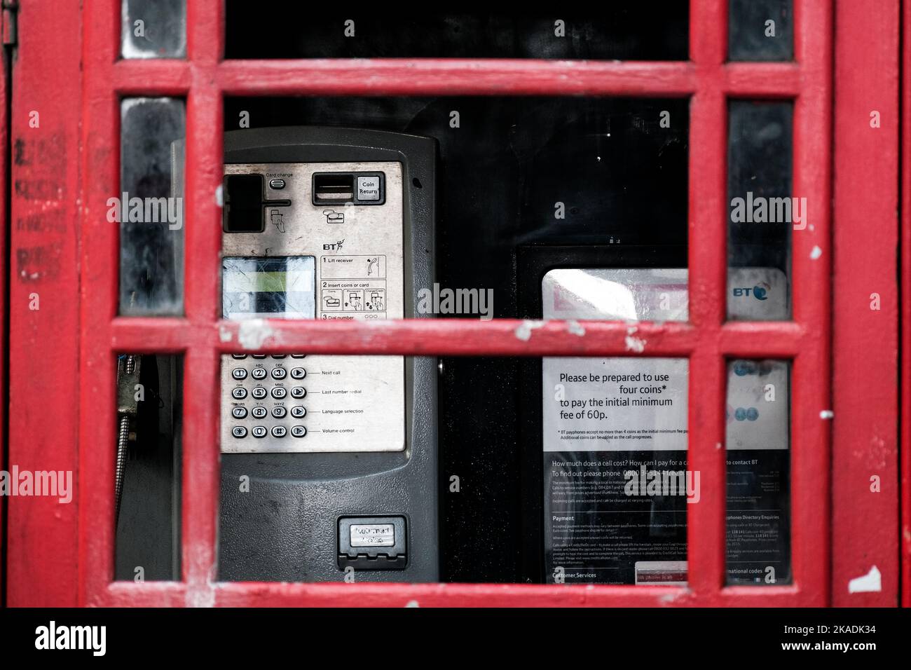 Red Phone Box Stock Photo - Alamy