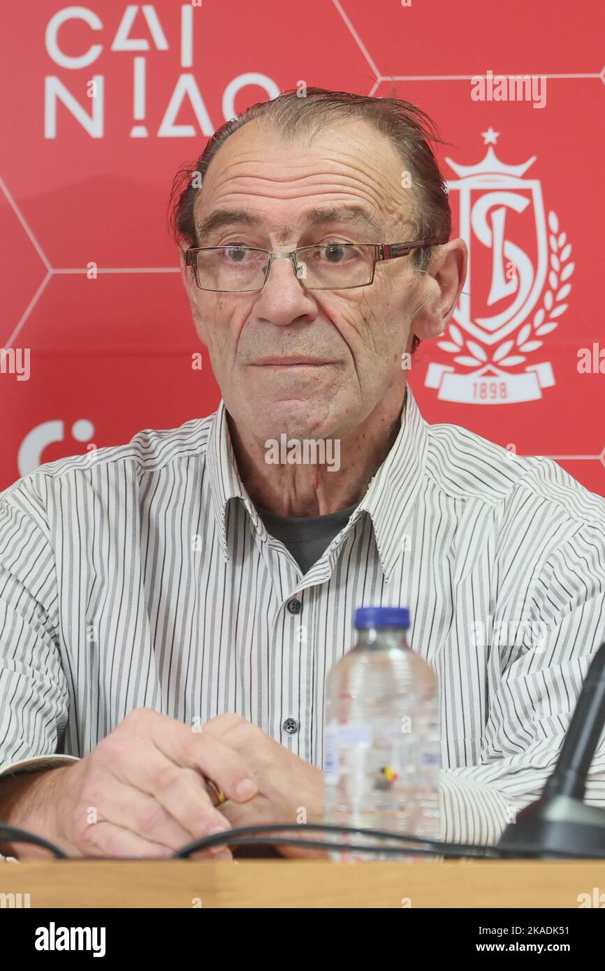 Former player Christian Piot pictured during a press conference of ...
