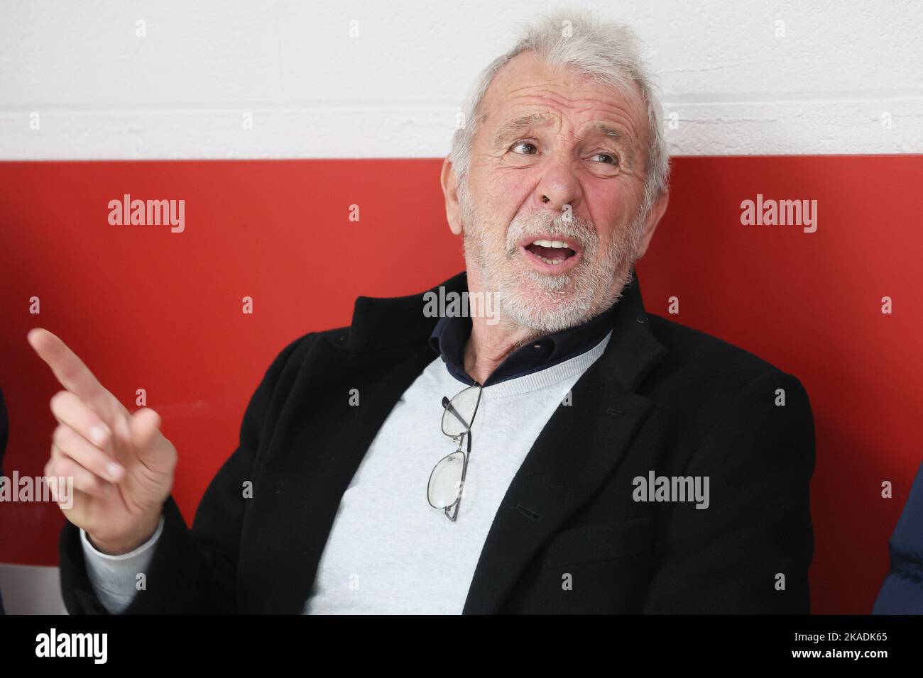 Former player Eric Gerets pictured during a press conference of Belgian ...