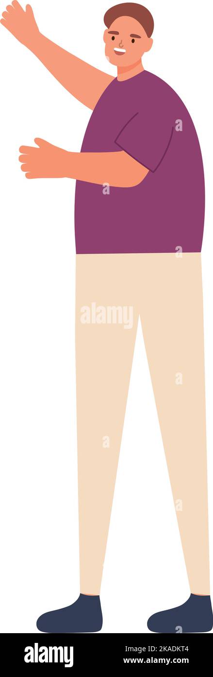 cartoon man standing Stock Vector Image & Art - Alamy