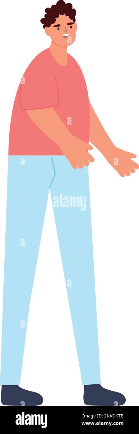 man standing design Stock Vector Image & Art - Alamy