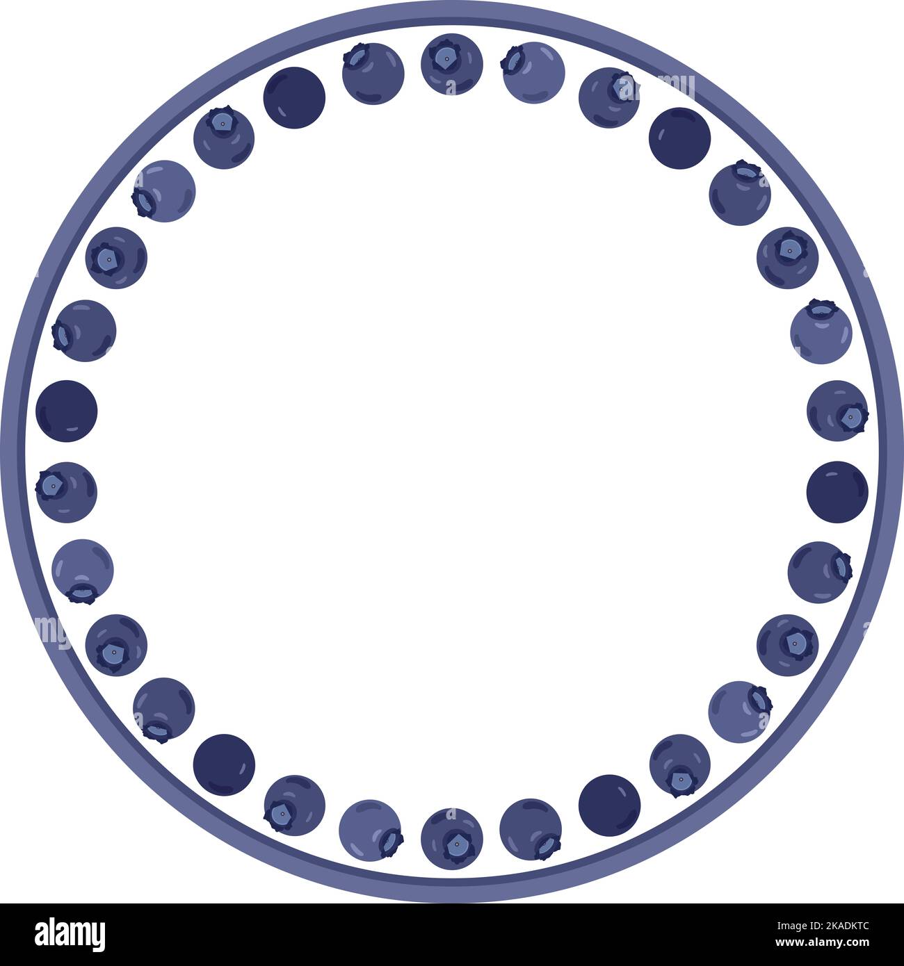 Round fruit frame vector hi-res stock photography and images - Alamy