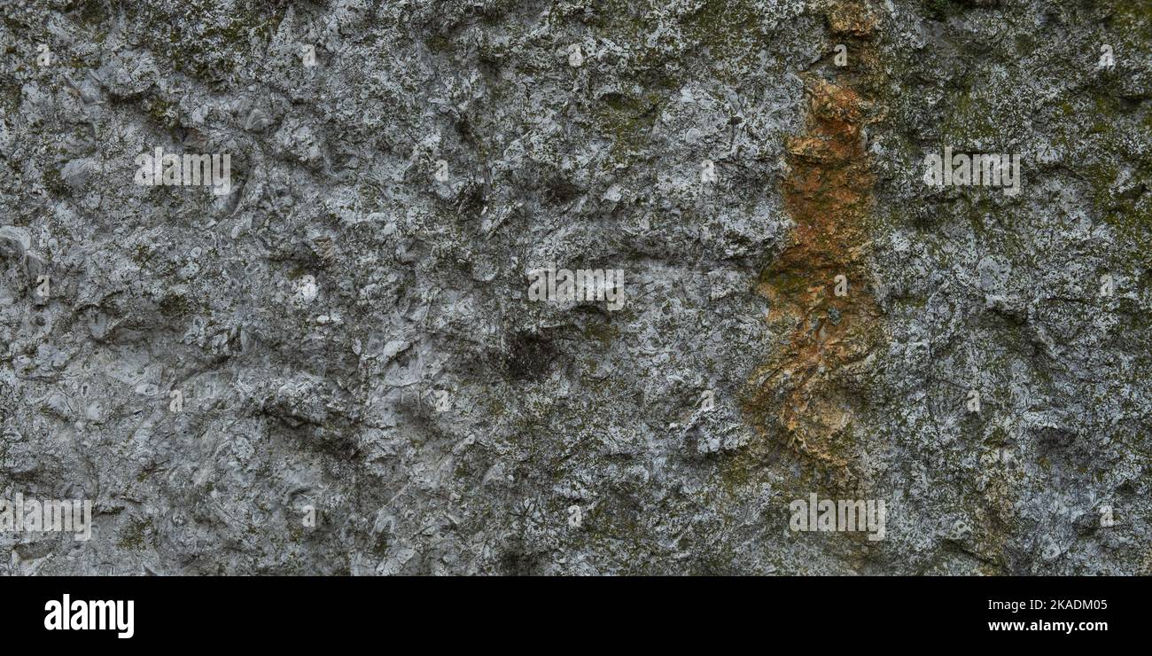 The texture of an old stone. Grey aged rusty background. Horizontal ...