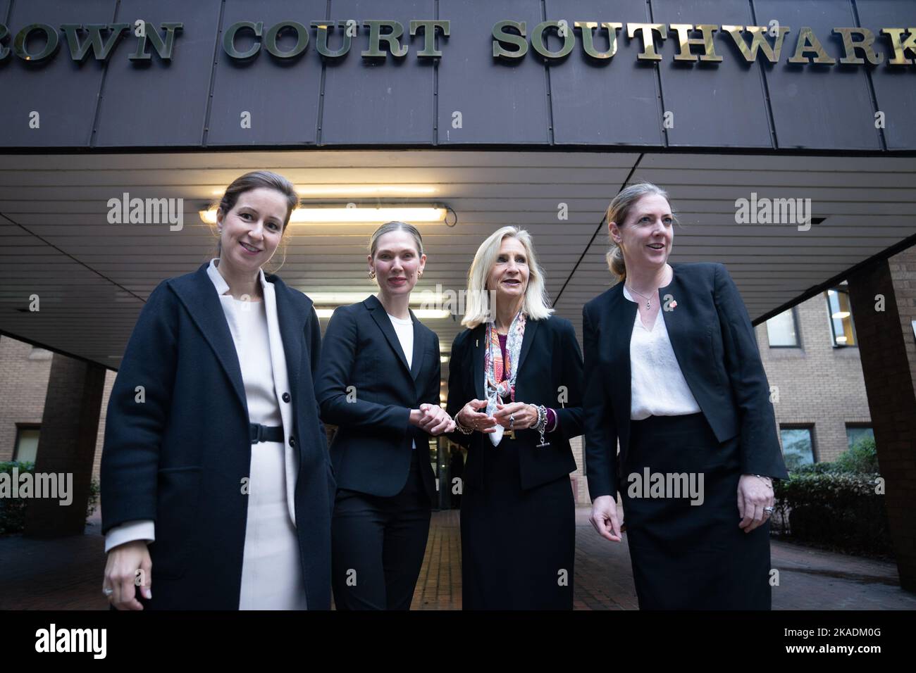 Lisa Osofsky (second right), Director of the Serious Fraud Office ...