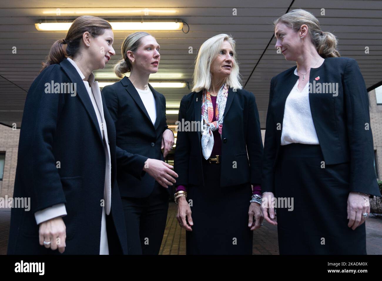 Lisa Osofsky (second right), Director of the Serious Fraud Office ...