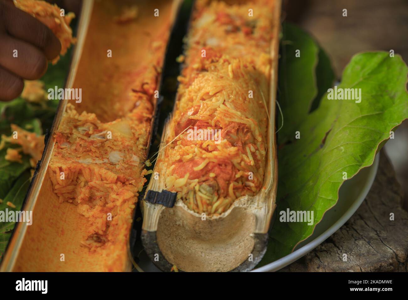 Bamboo chicken india hi-res stock photography and images - Alamy