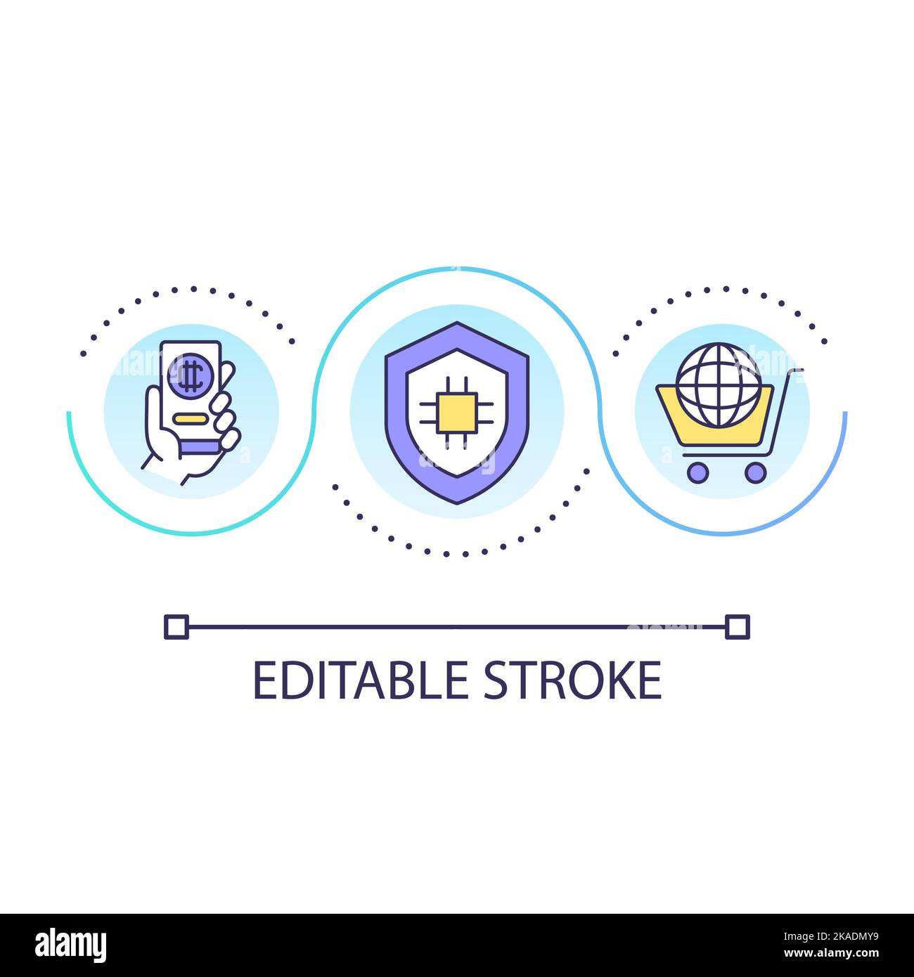 Worldwide digital payment network Stock Vector Images - Alamy