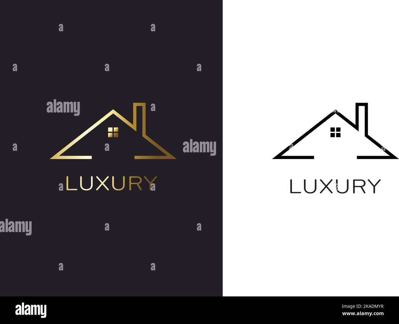 Real Estate Luxury house Logo for Business Stock Vector Image & Art - Alamy