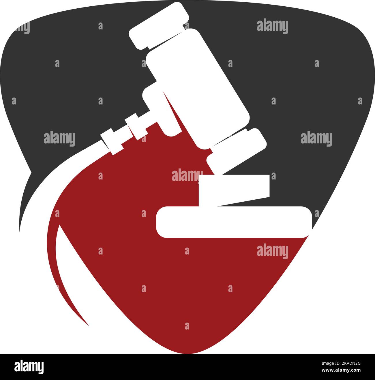 Auction hammer logo Icon Illustration Brand Identity Stock Vector Image ...