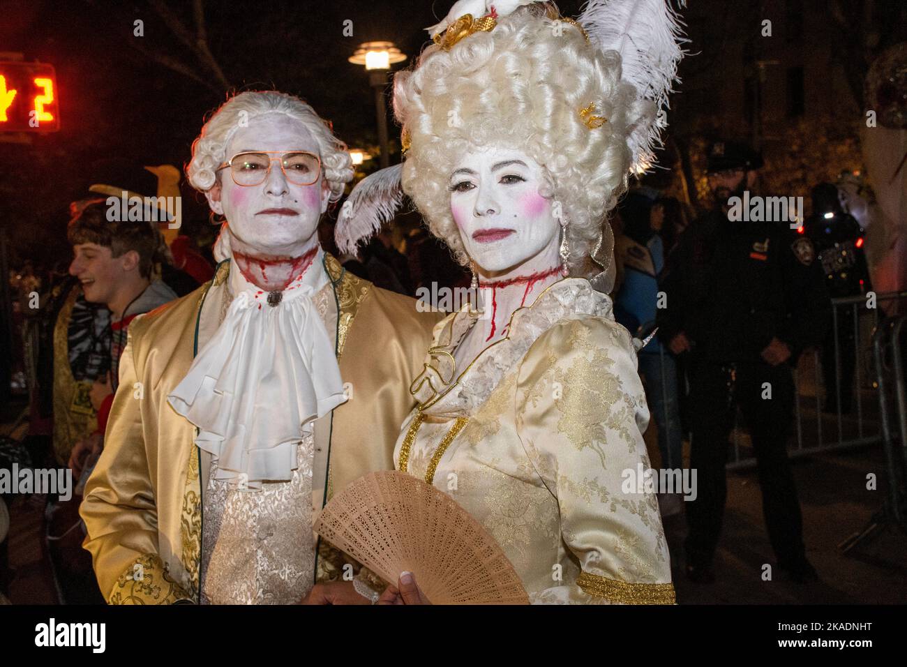 New York City, NY, 31st October 2022. Revelers celebrate New York City ...