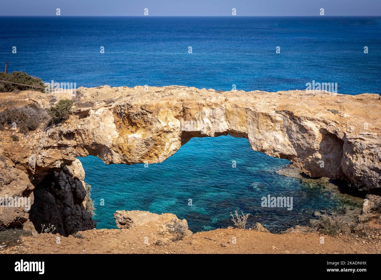 Kamara Tou Koraka Stone Arch Monarchus Arch, called a Love Bridge ...