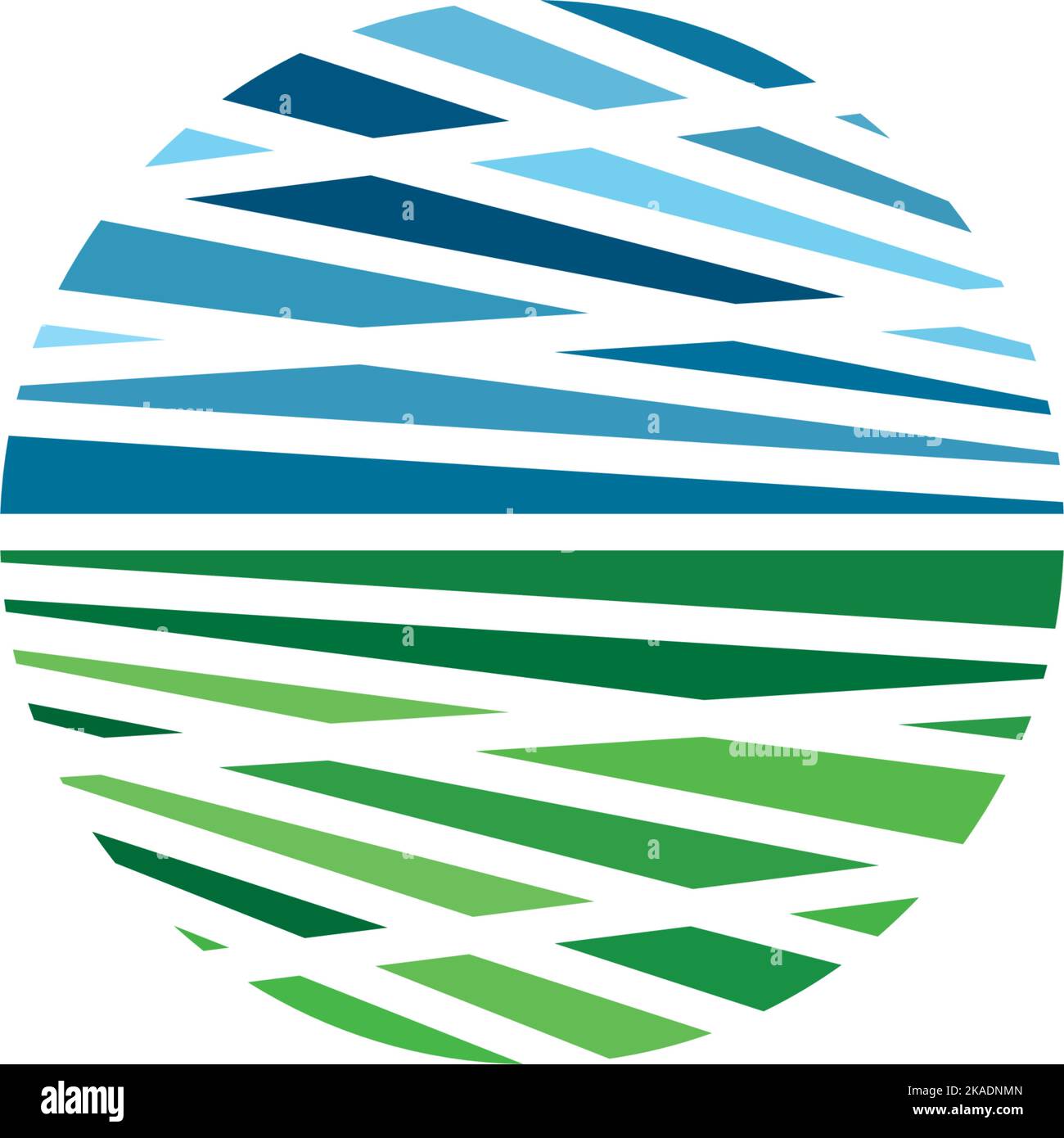 abstract field logo design vector icon element Stock Vector Image & Art ...