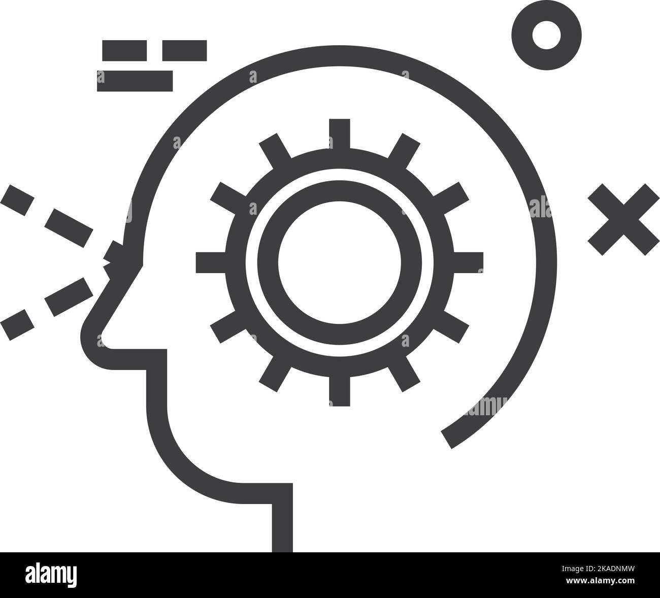 Vision line icon. Human eye sight symbol Stock Vector Image & Art - Alamy