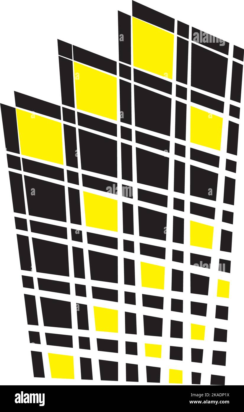 buildings night view logo icon vector design Stock Vector Image & Art ...