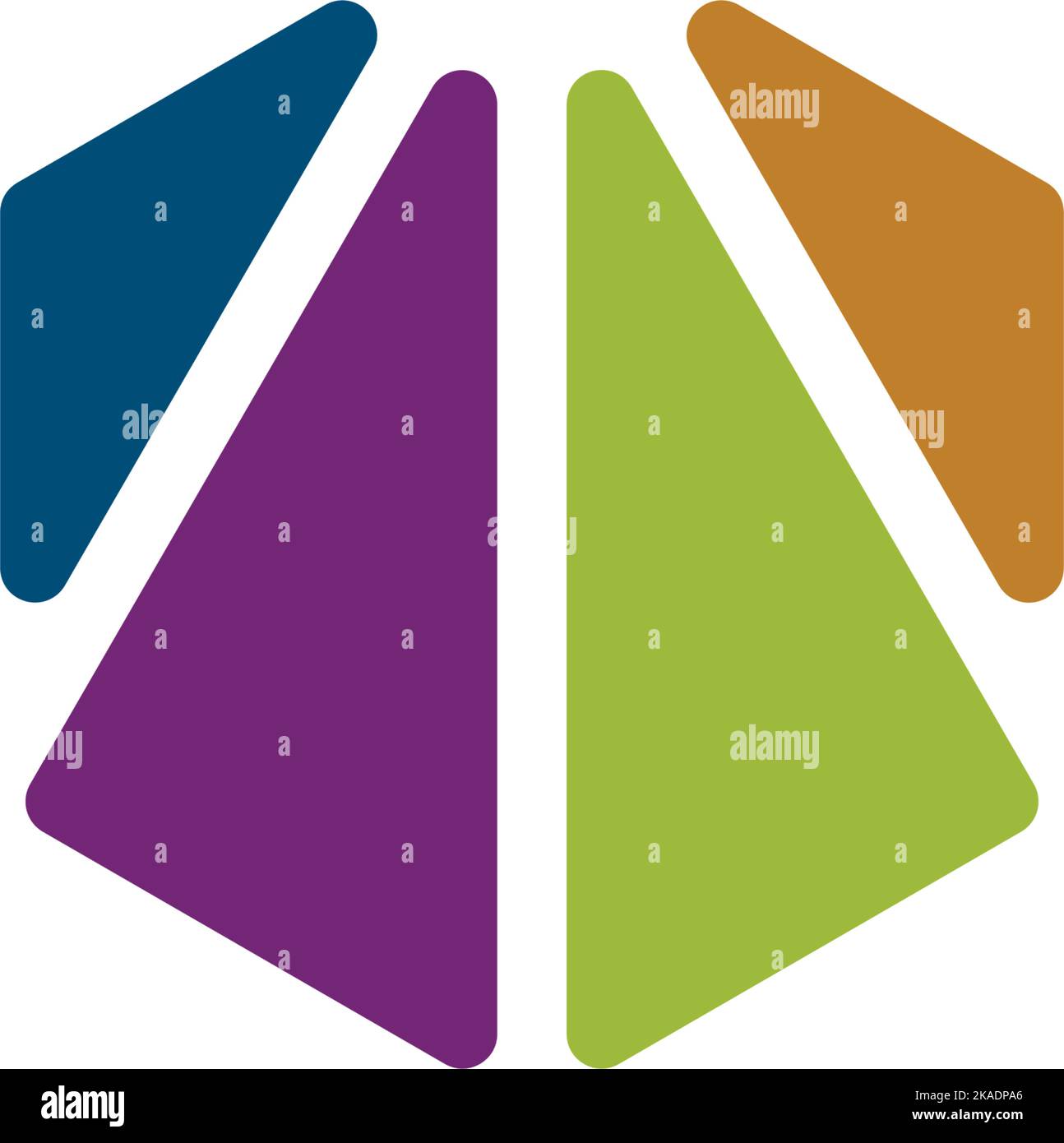 Logo triangles hi-res stock photography and images - Alamy