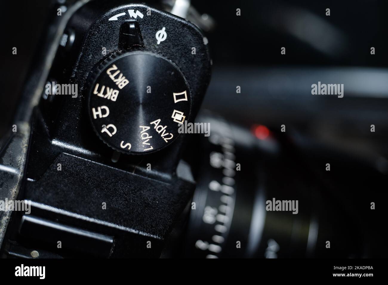 A macro shot of a camera gear Stock Photo - Alamy