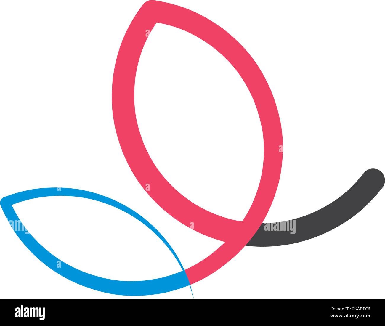 butterfly logo line icon vector design element Stock Vector Image & Art ...