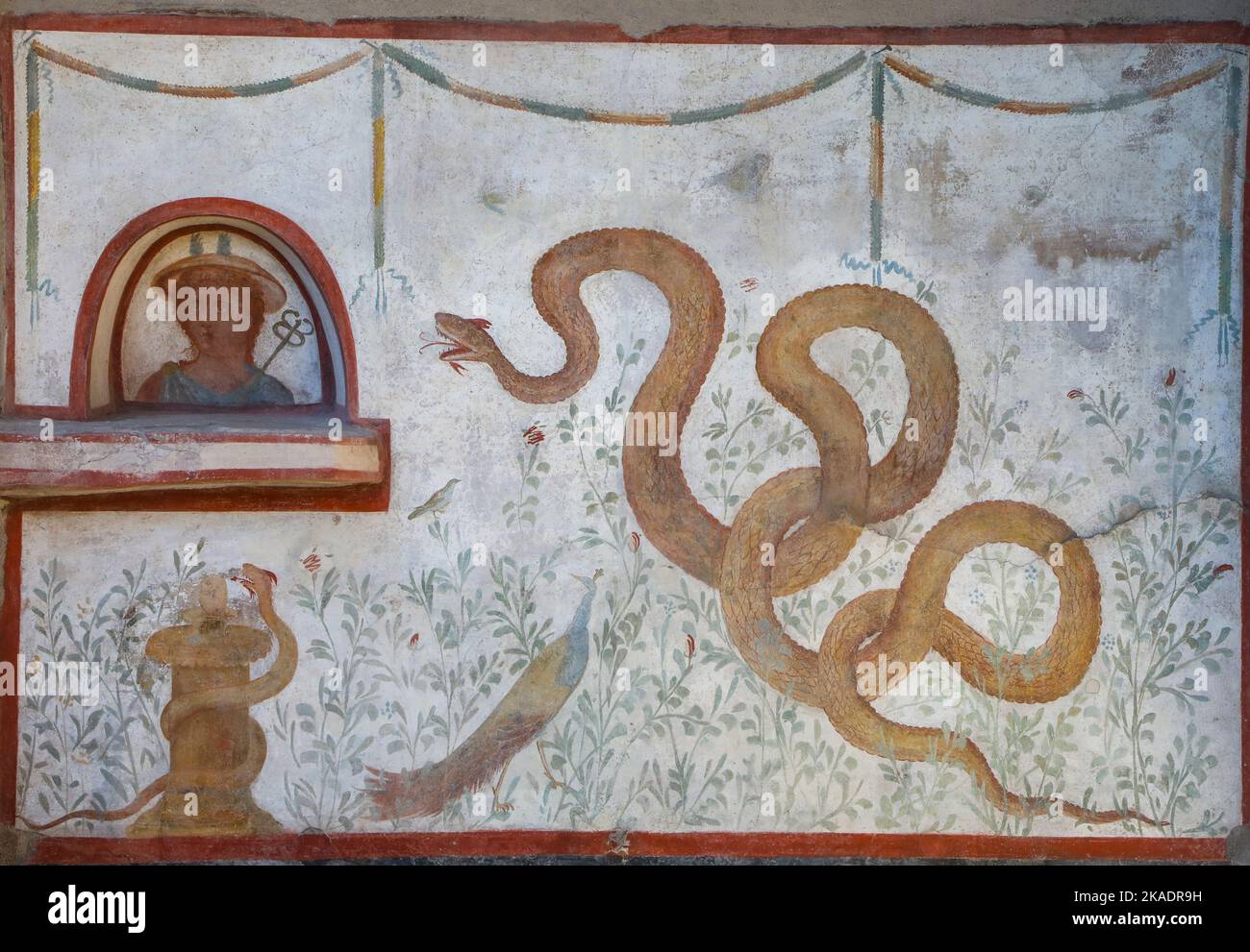 Roman snake mosaic hi-res stock photography and images - Alamy