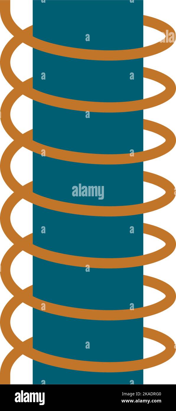 electromagnet coil vector logo icon design Stock Vector Image & Art - Alamy