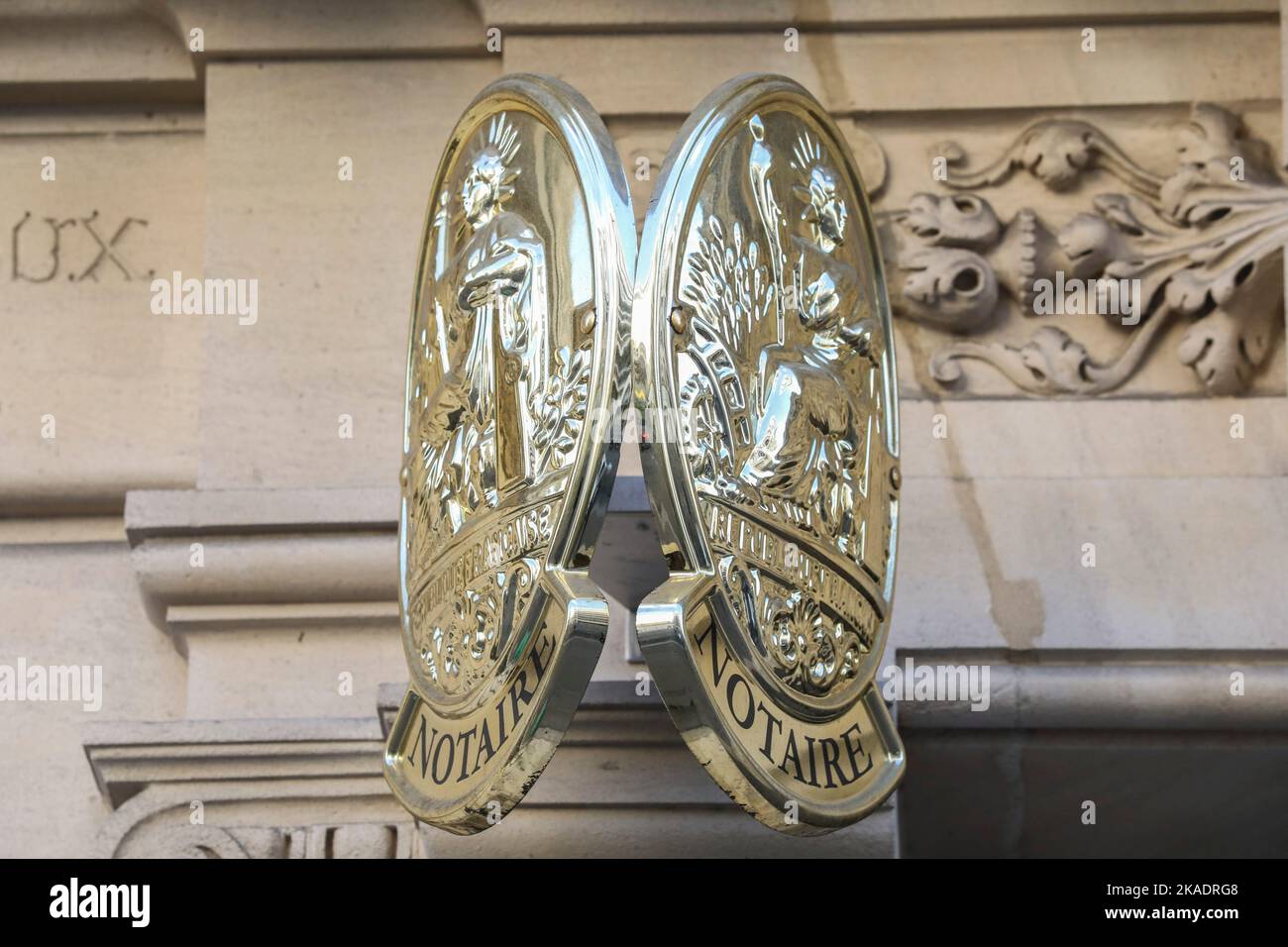 LE NOTAIRE EN FRANCE Stock Photo - Alamy