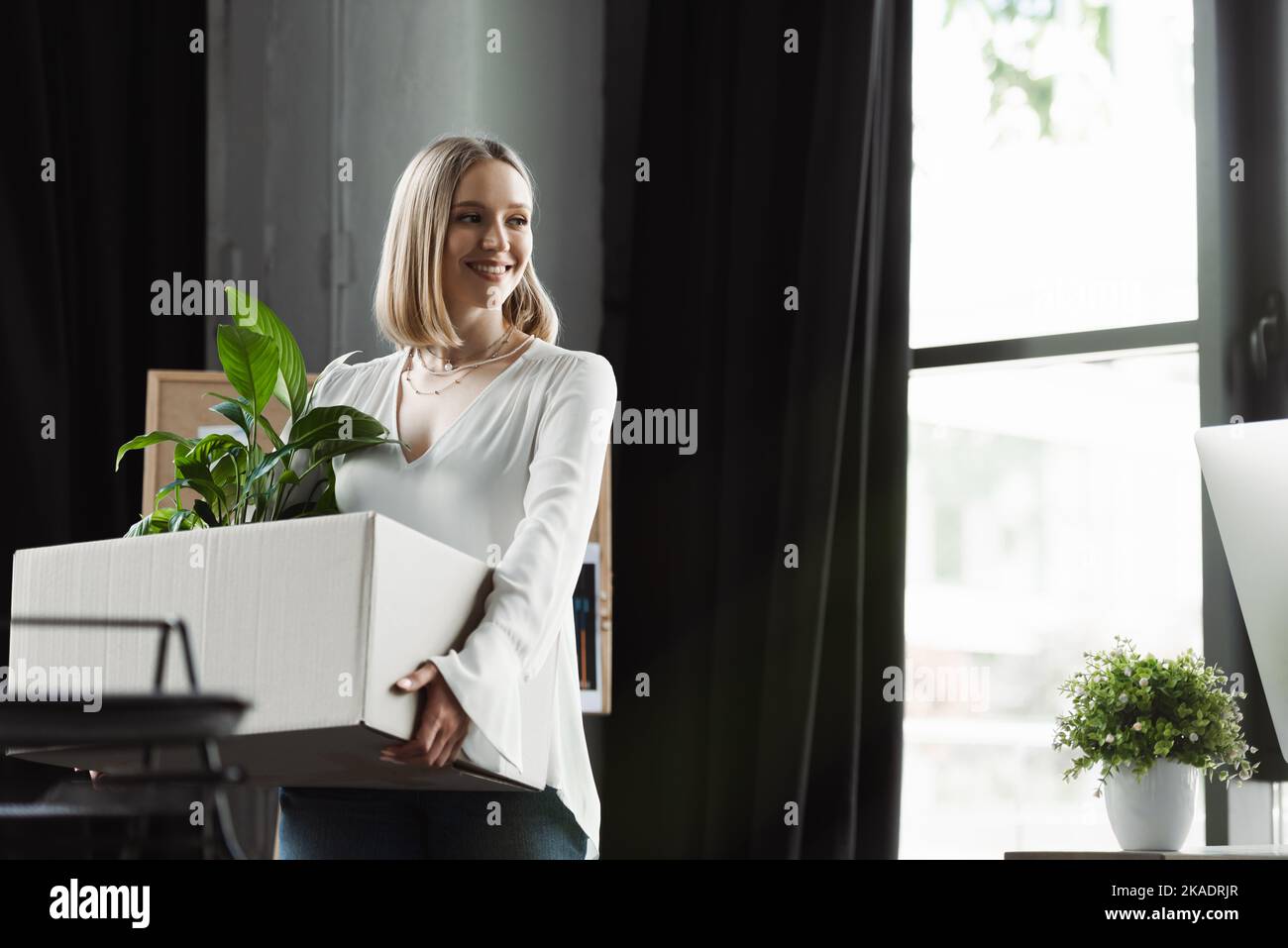 Happy intern hi-res stock photography and images - Alamy