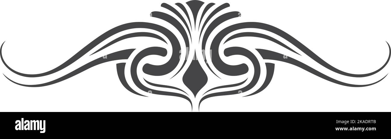 Elegant vintage header. Calligraphic text divider element Stock Vector ...