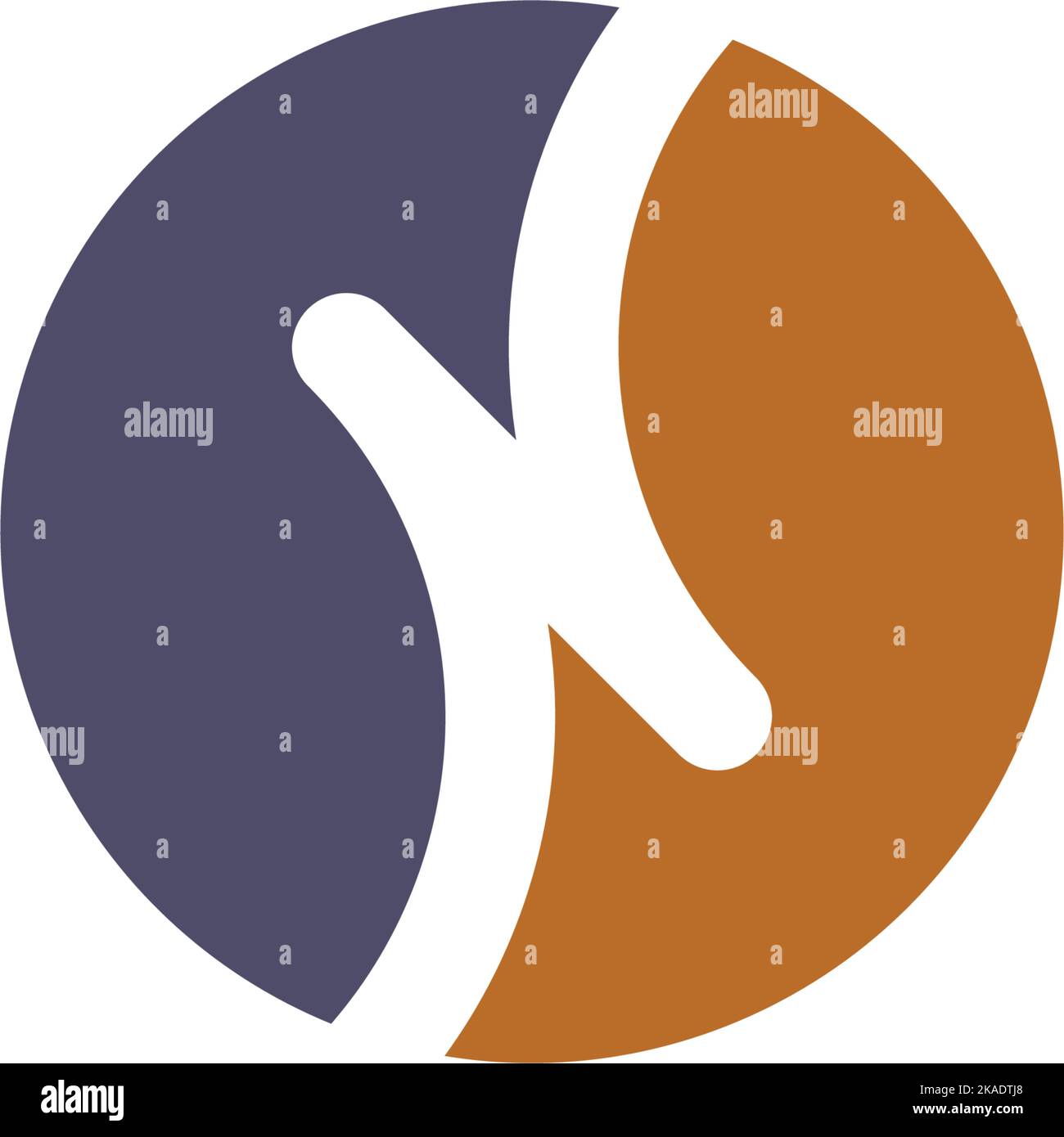 letter n circle logo symbol design Stock Vector Image & Art - Alamy