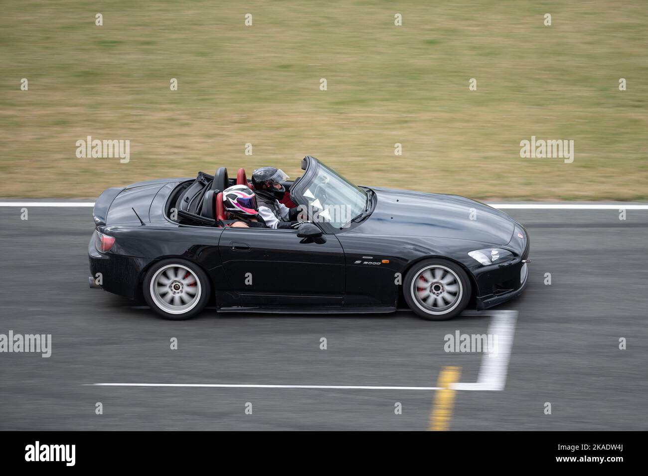 Honda S2000 Convertible on the race track Stock Photo - Alamy