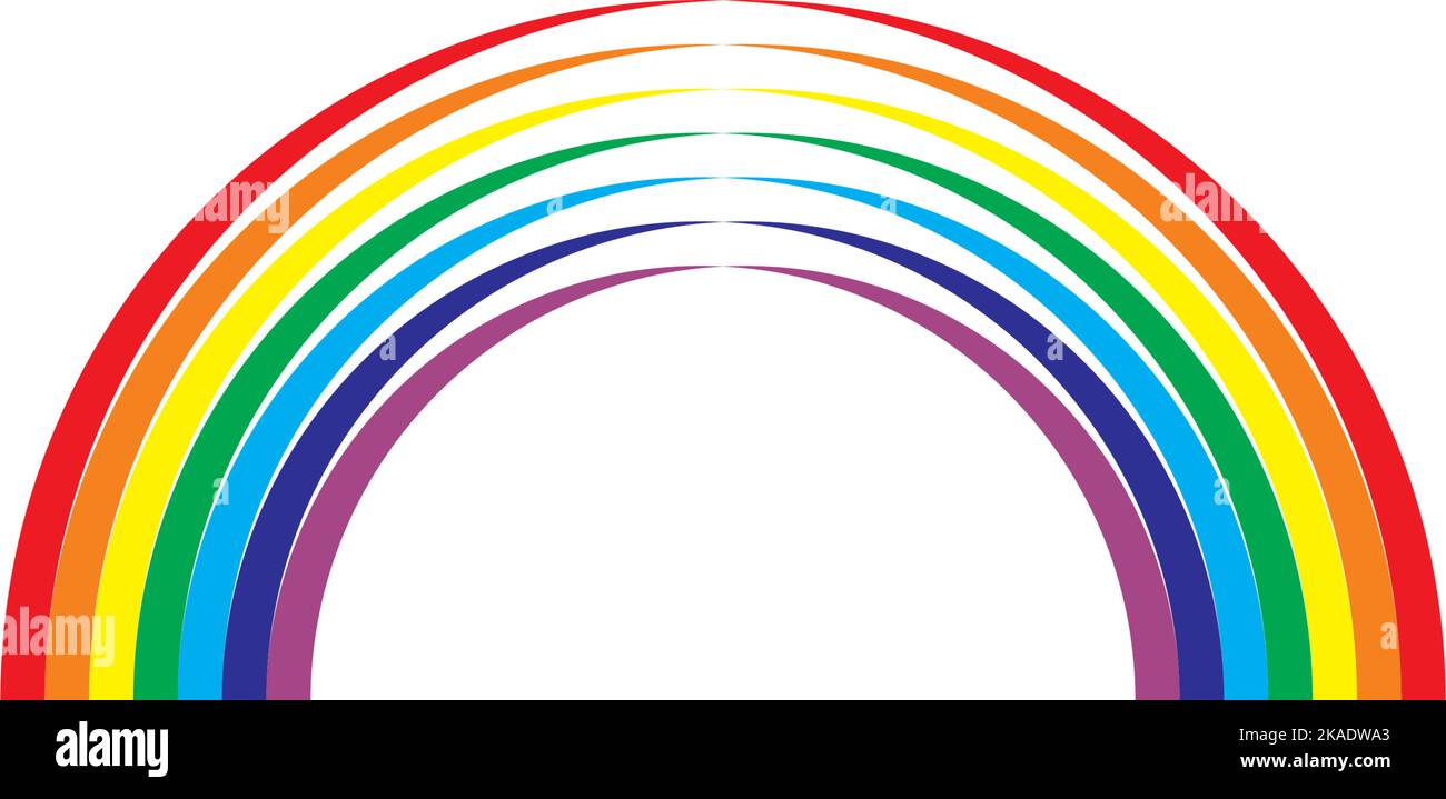 rainbow logo vector icon design element symbol Stock Vector Image & Art ...